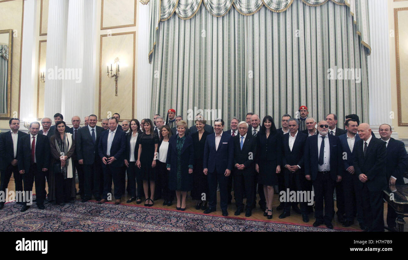 Cabinet of greek government hi-res stock photography and images - Alamy