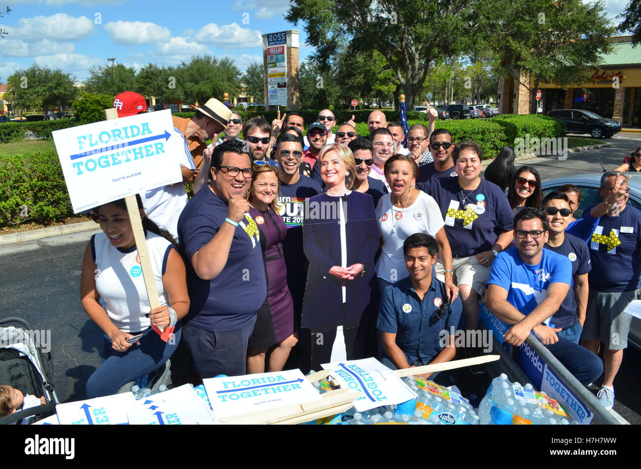 Hillary clinton 2016 florida hi-res stock photography and images - Alamy