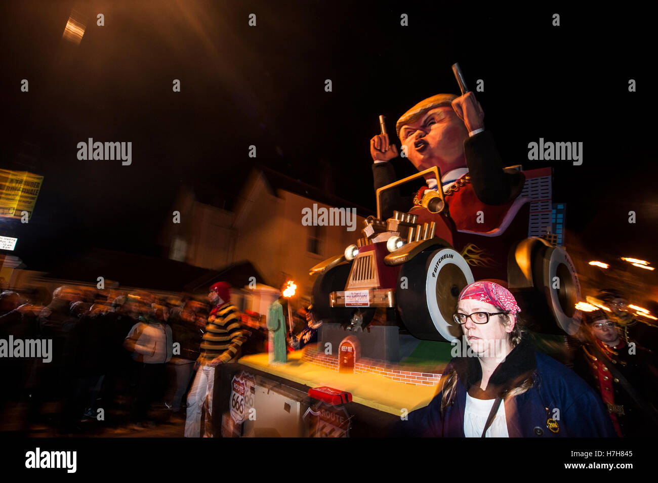 Lewes effigy 2016 hi-res stock photography and images - Alamy