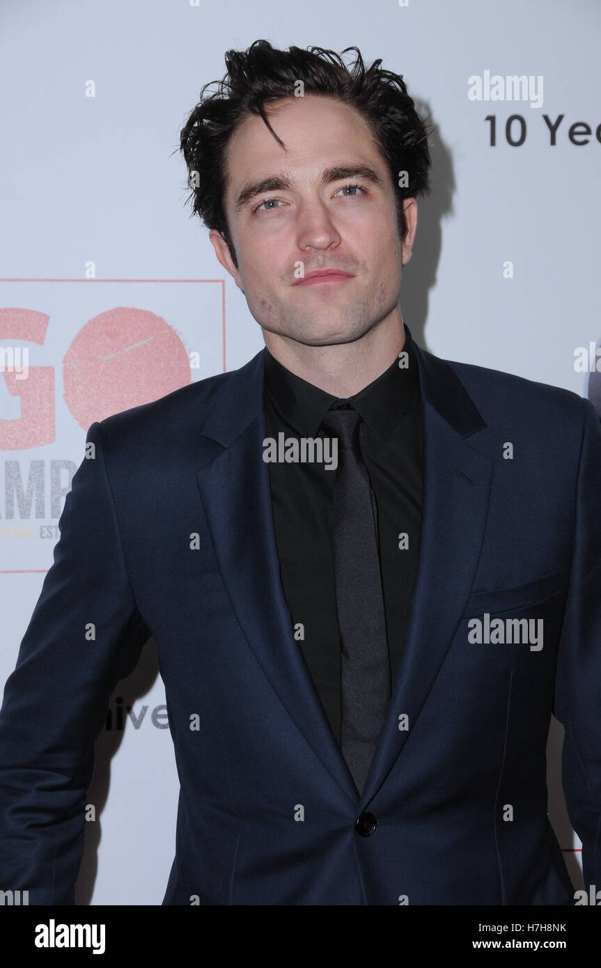 Los Angeles, CA, USA. 5th Nov, 2016. Robert Pattison. GO Campaign's ...