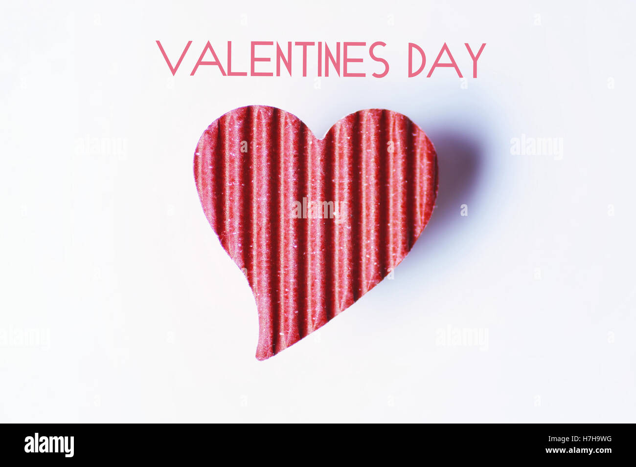 valentine paper heart shape Stock Photo - Alamy
