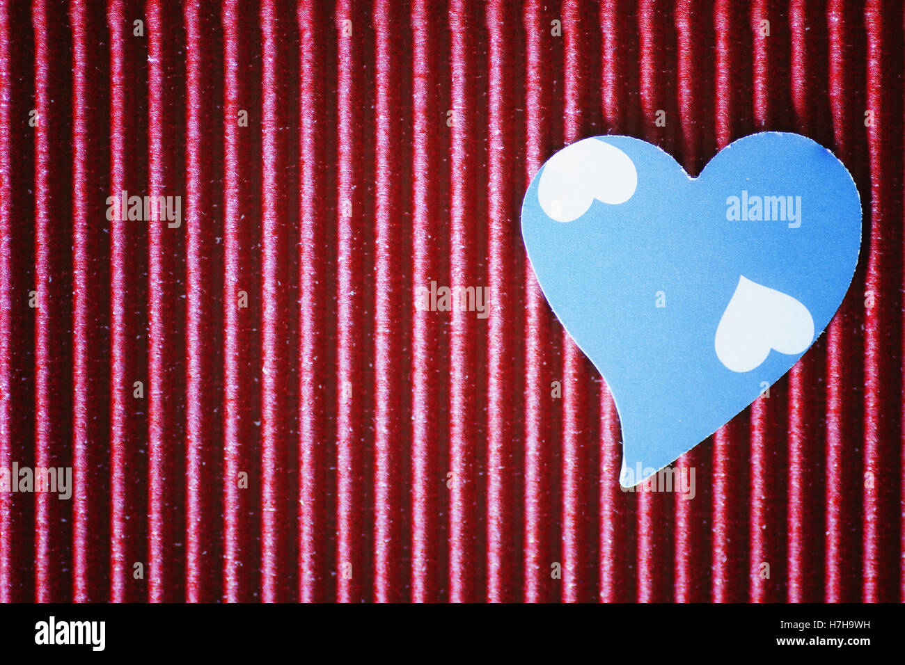 Cardboard heart shape Stock Photo - Alamy