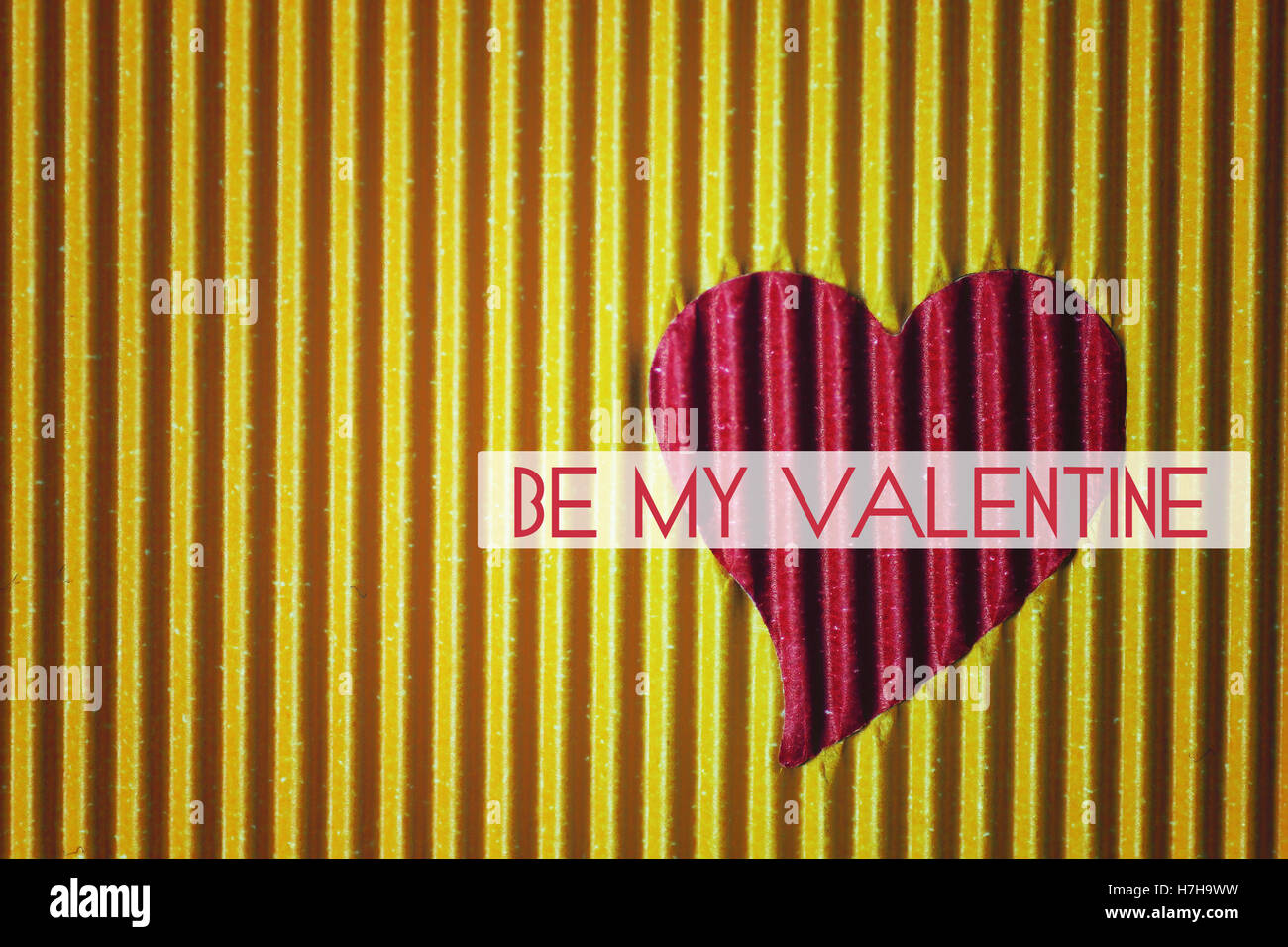 Cardboard heart shape Stock Photo - Alamy