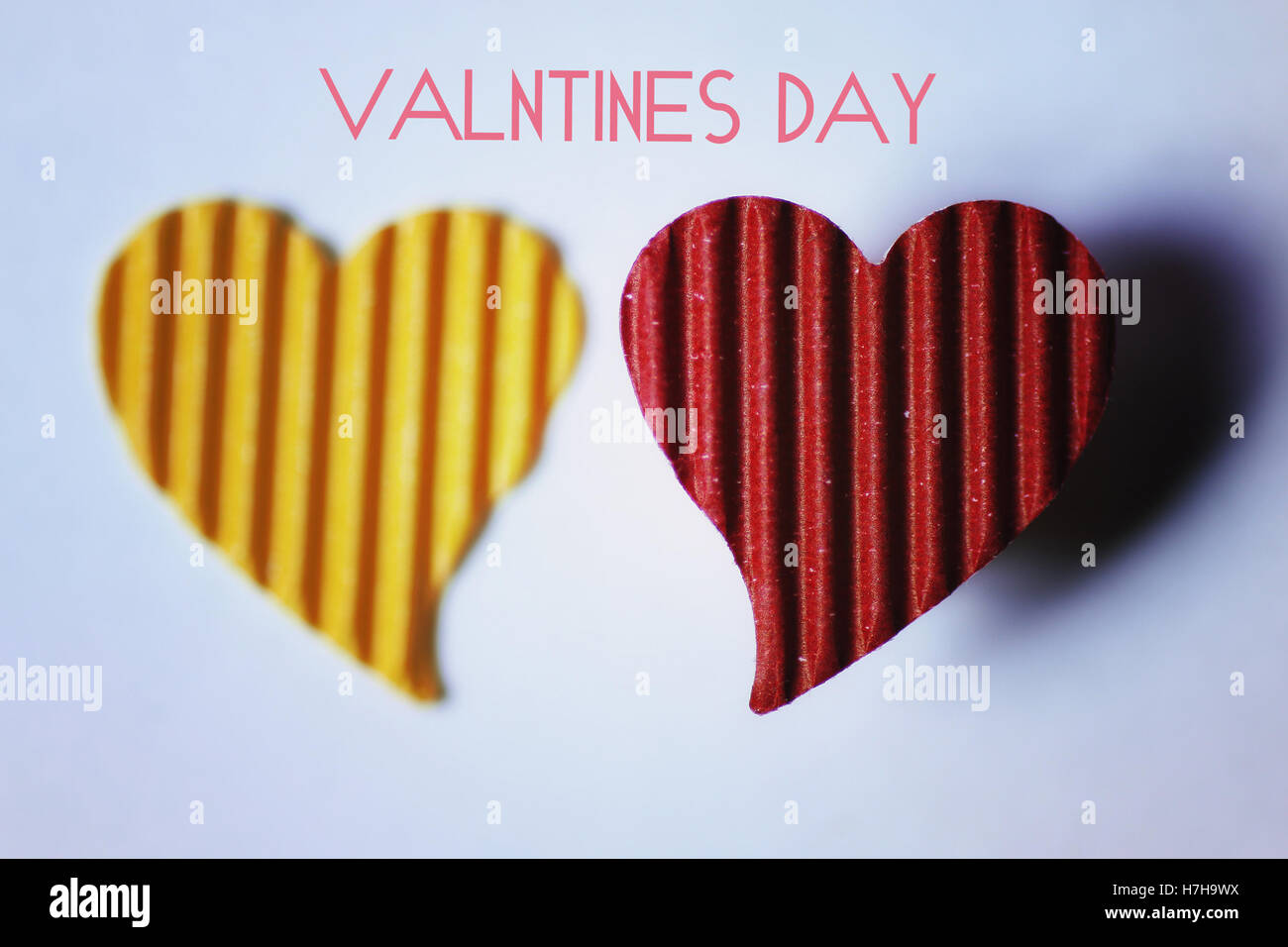 Cardboard heart shape Stock Photo - Alamy