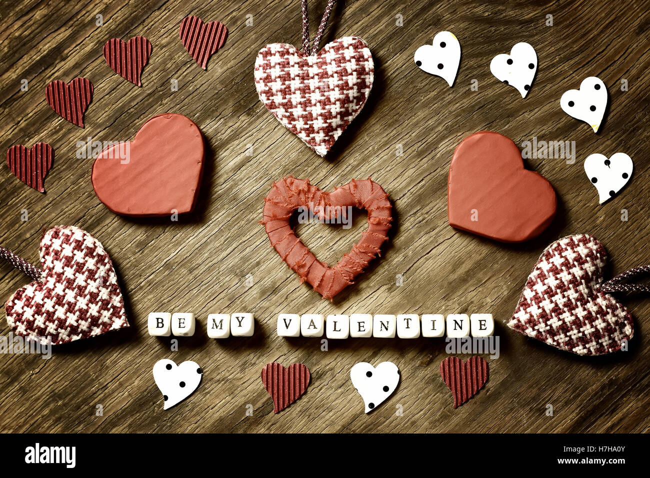 retro background of heart shape Stock Photo - Alamy
