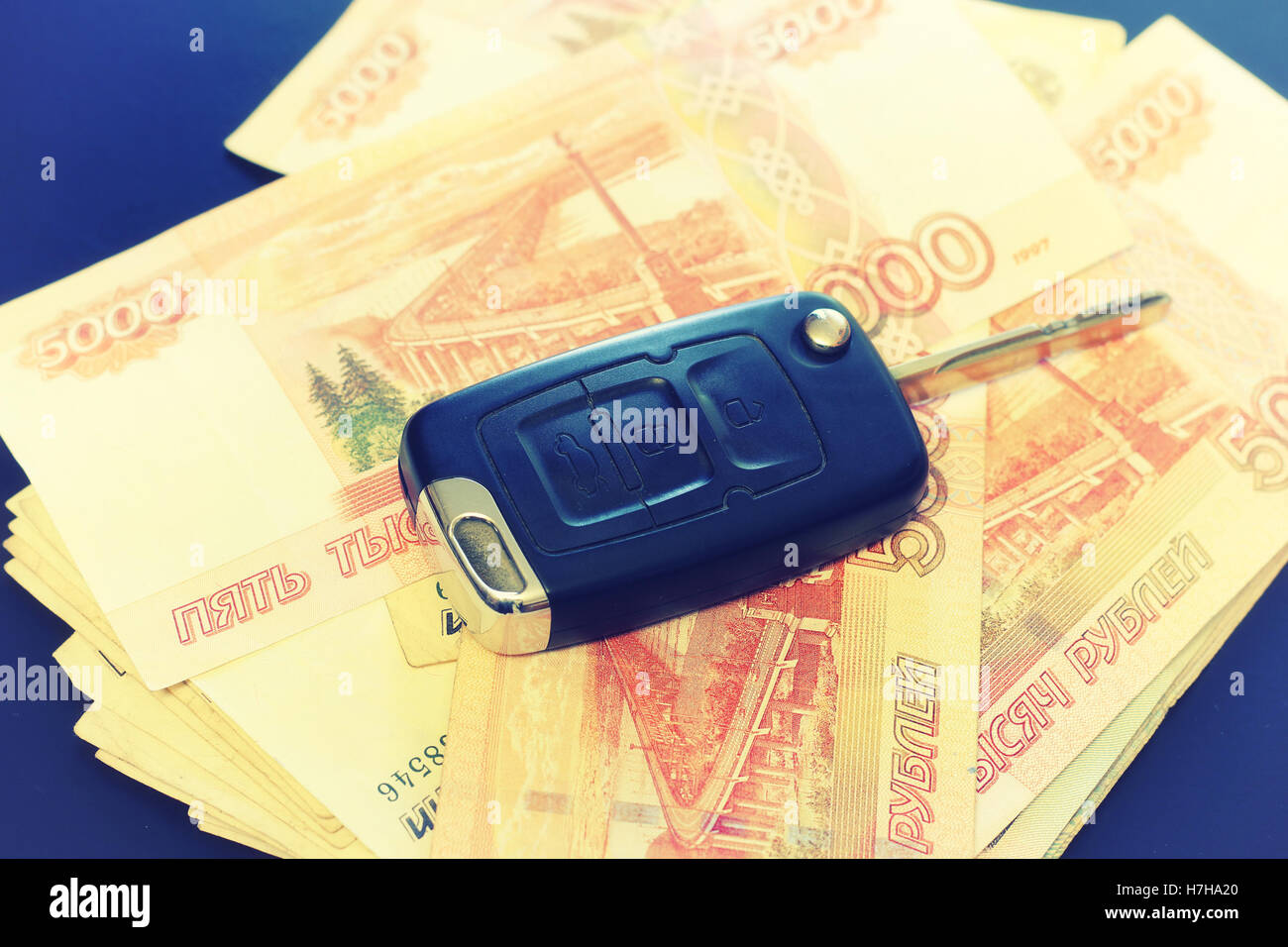 Money key gift Stock Photo - Alamy