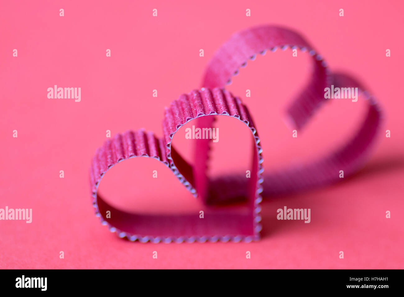 heart shape paper red Stock Photo - Alamy
