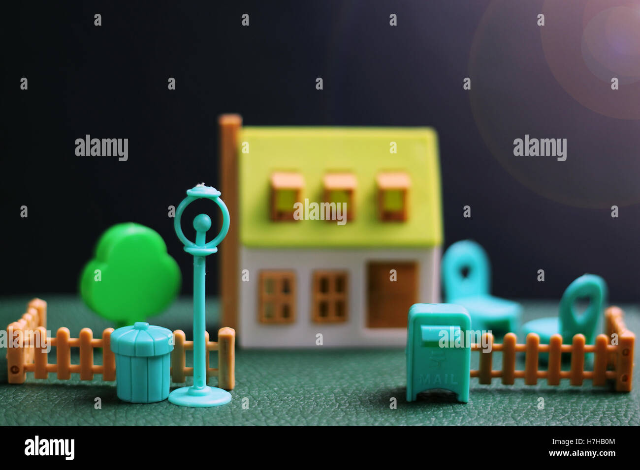 house real estate model Stock Photo - Alamy