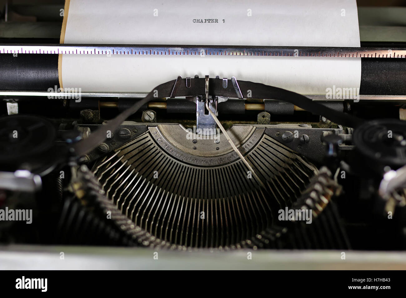 retro typewriter letter Stock Photo - Alamy