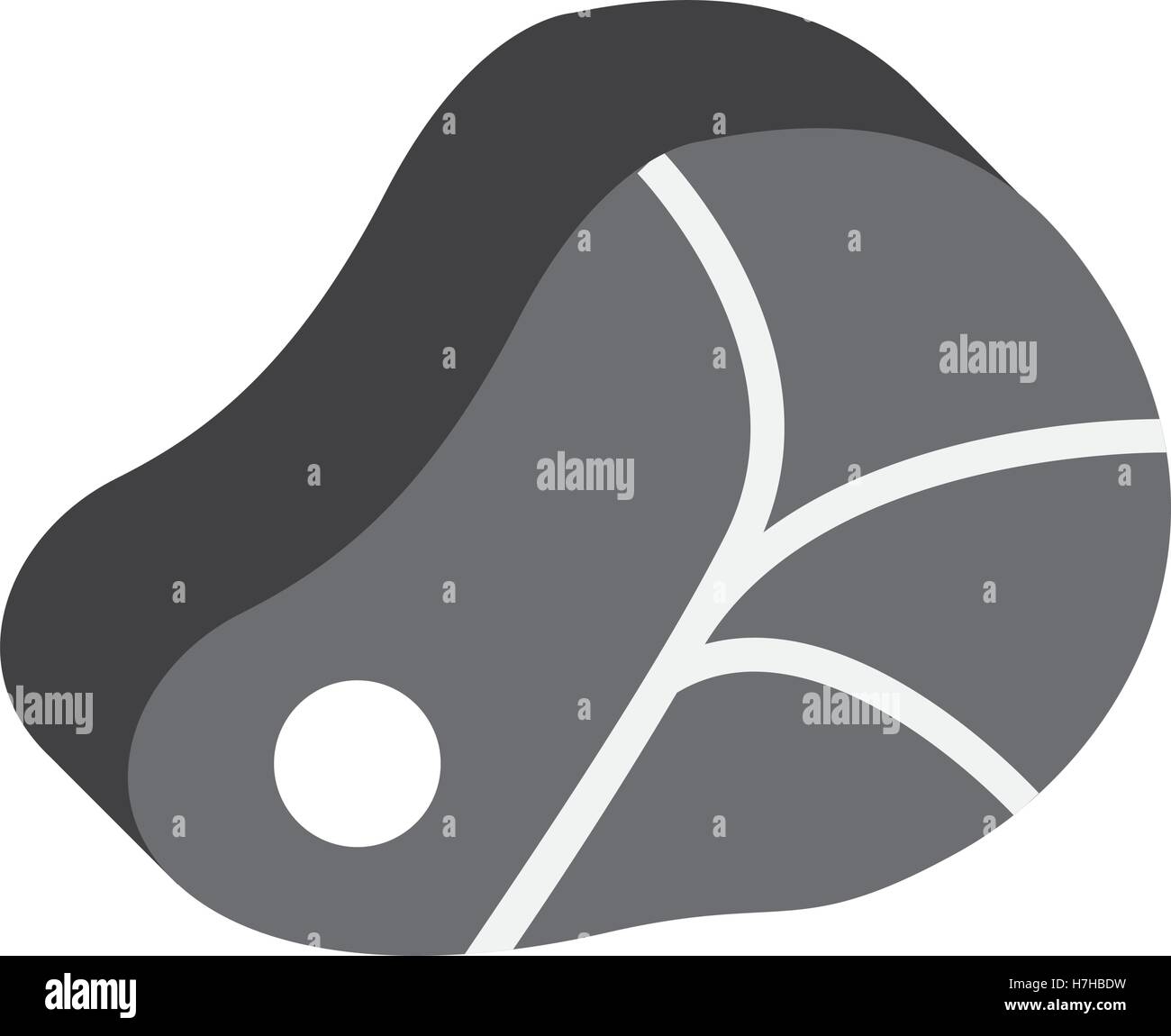 meat steak icon over white background. vector illustration Stock Vector ...