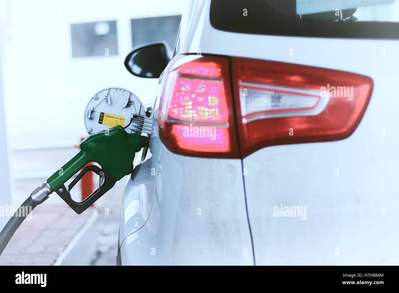 Car refueling gasoline Stock Photo - Alamy