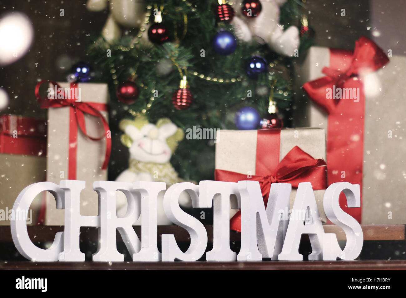 presents under the tree Christmas Stock Photo - Alamy