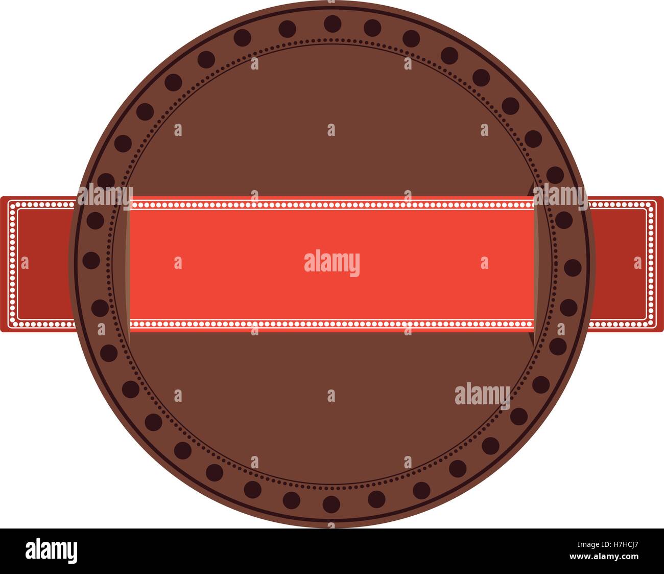 label in circle shape icon over white background. vector illustration ...