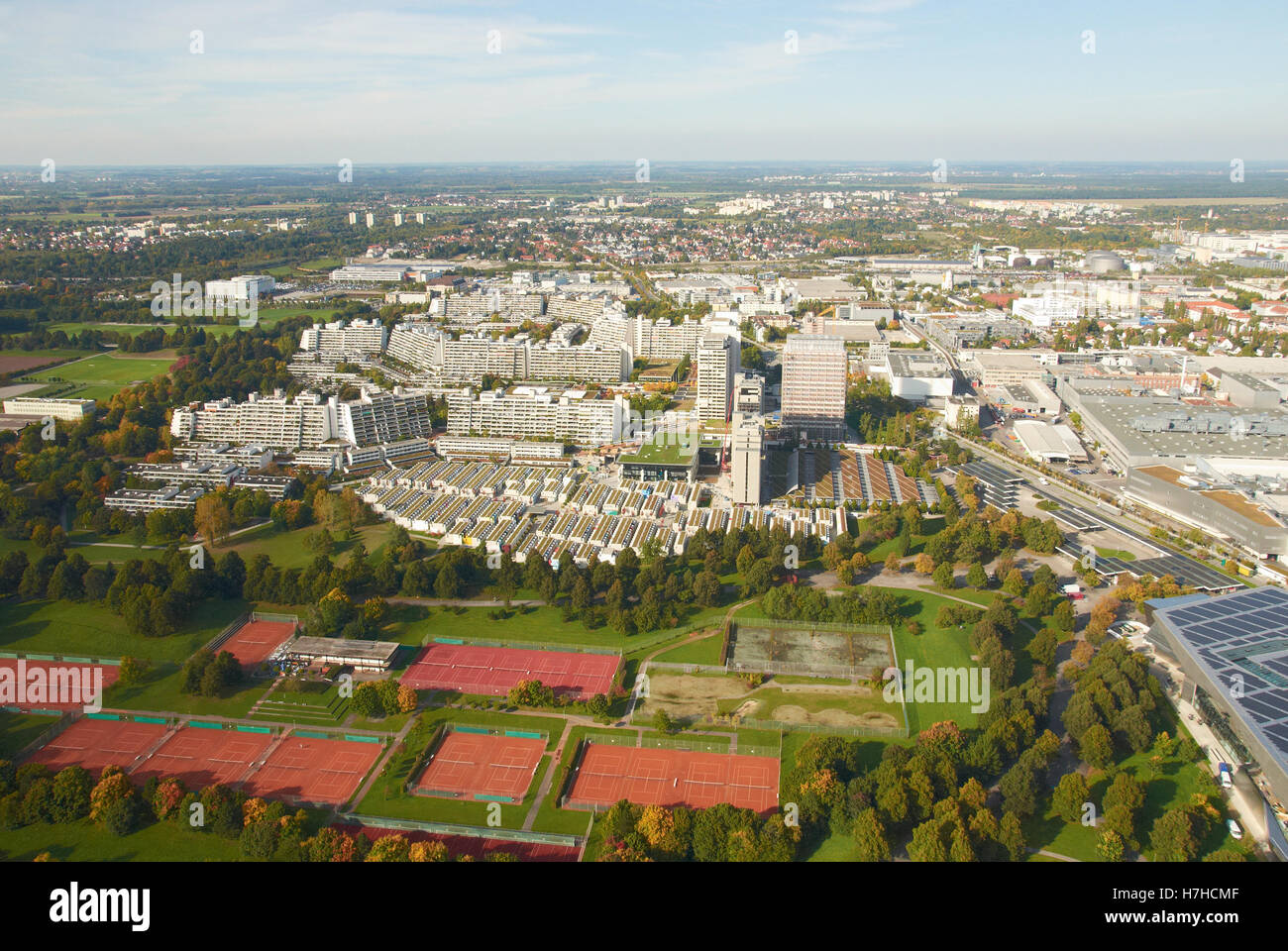 Germany above and on land Stock Photo - Alamy