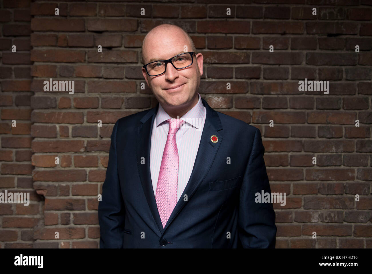 Paul Nuttall poses for a portrait during a UKIP (UK Independence Party ...