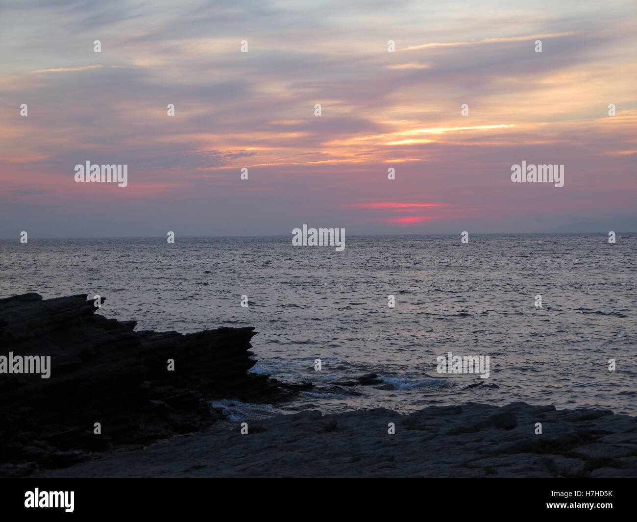 coast at dawn Stock Photo - Alamy