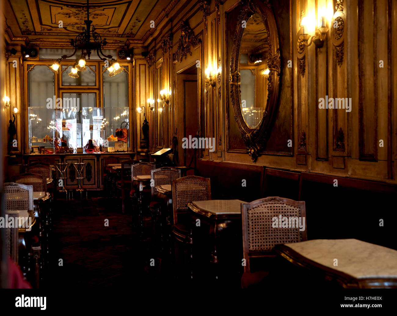 Caffé Florian, Piazza San Marco, Venice, Italy Stock Photo - Alamy