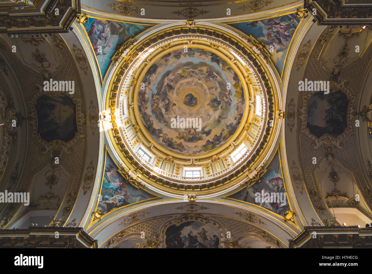 Interior of a classical cathedral Stock Photo - Alamy
