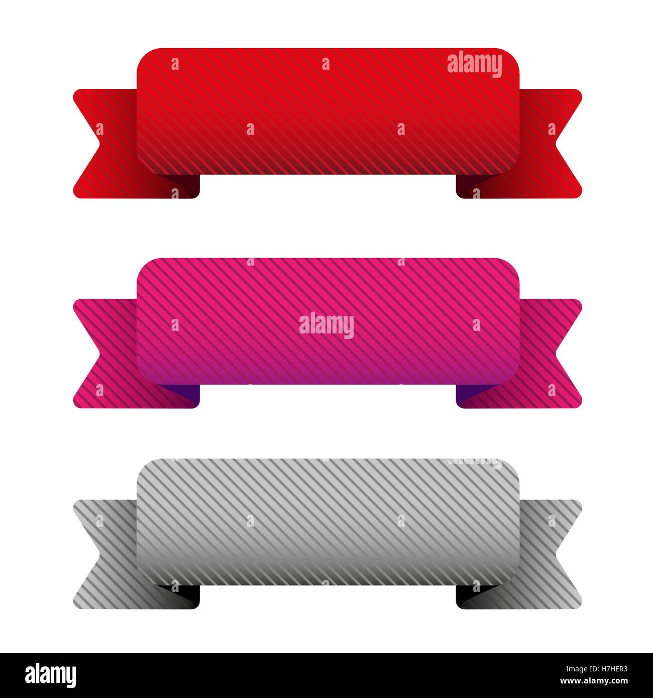 Vector ribbon set Stock Vector Image & Art - Alamy