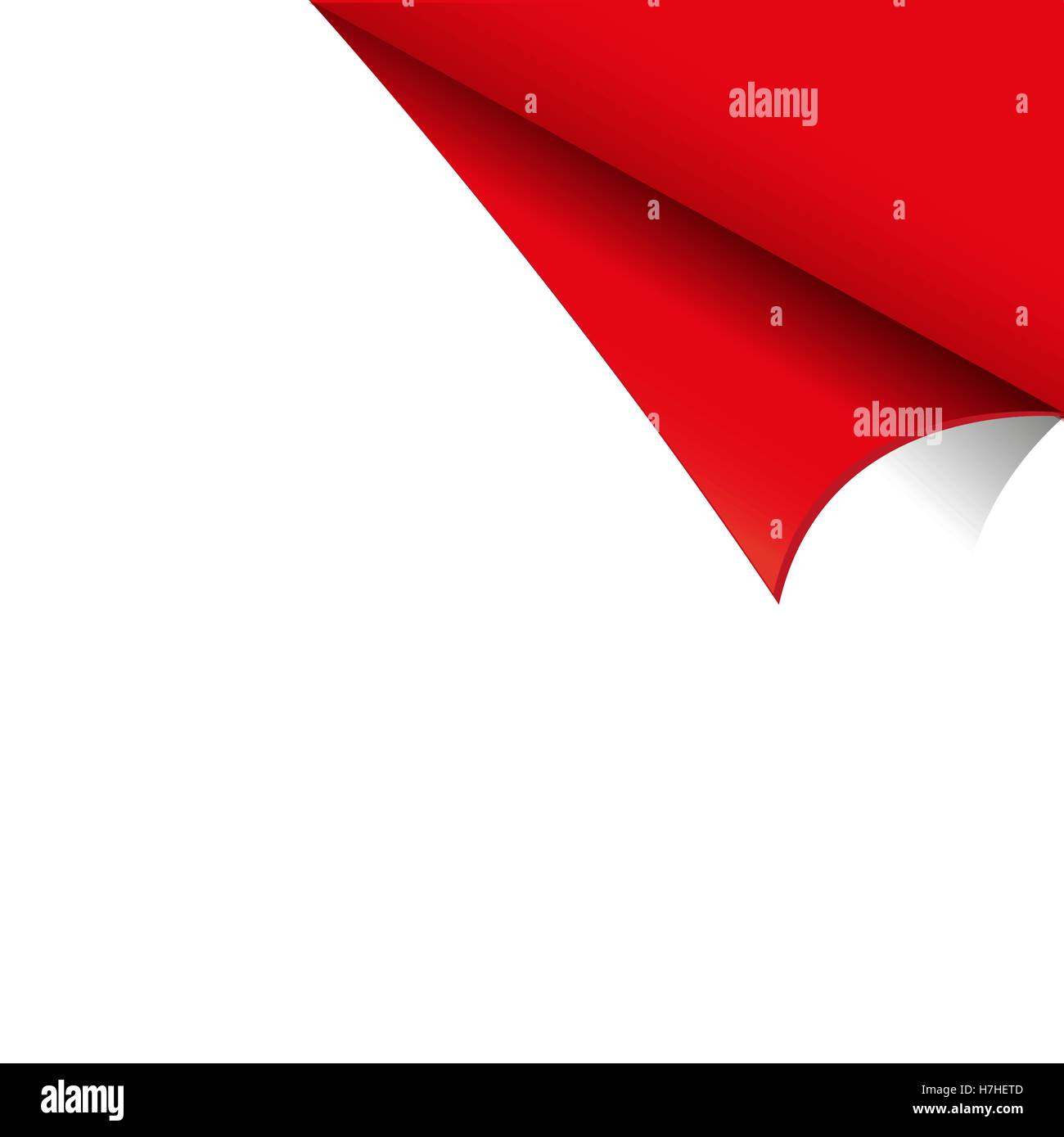 Corner curled hi-res stock photography and images - Alamy