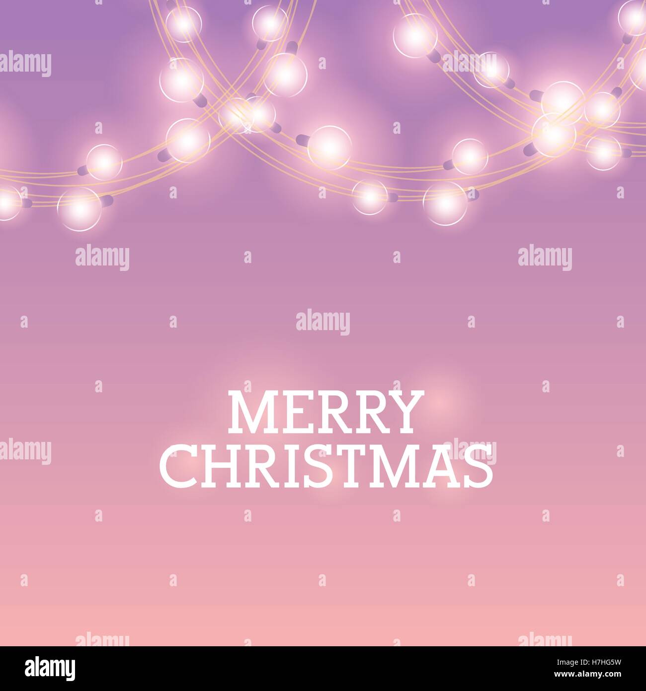 installation of Christmas lights decoration vector illustration design ...