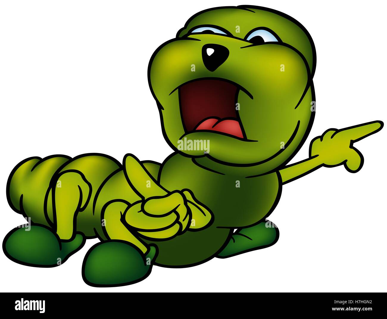 Cartoon caterpillar hi-res stock photography and images - Alamy