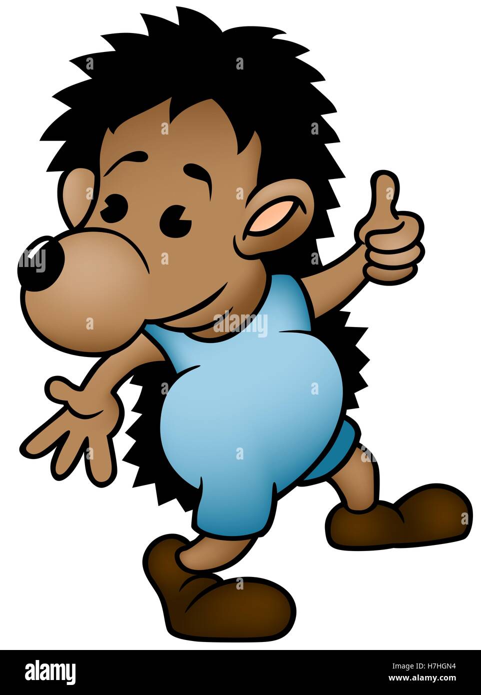 Hedgehog cartoon hi-res stock photography and images - Alamy