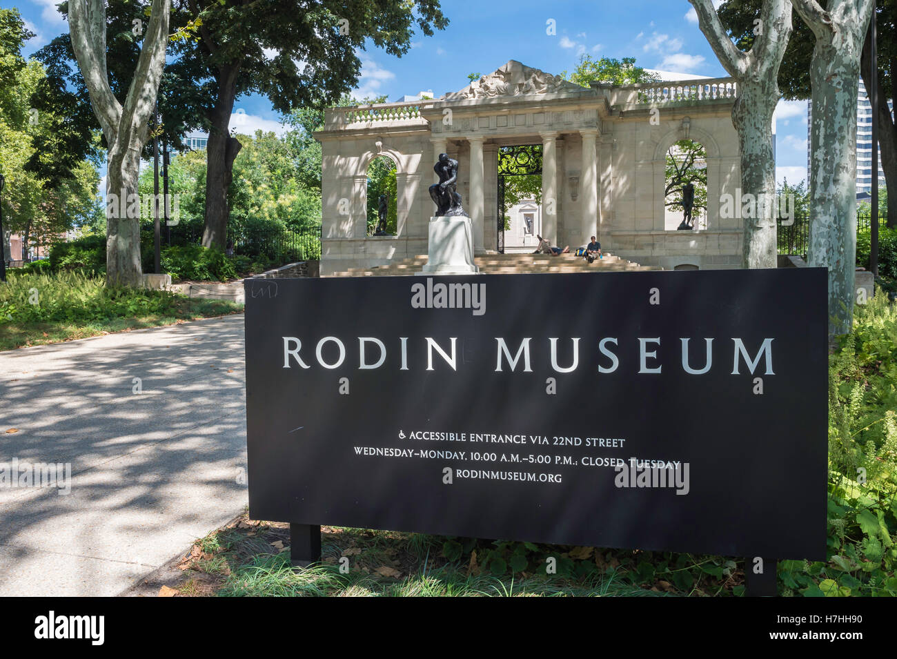 Rodin Museum, Philadelphia, Pennsylvania, USA Stock Photo - Alamy