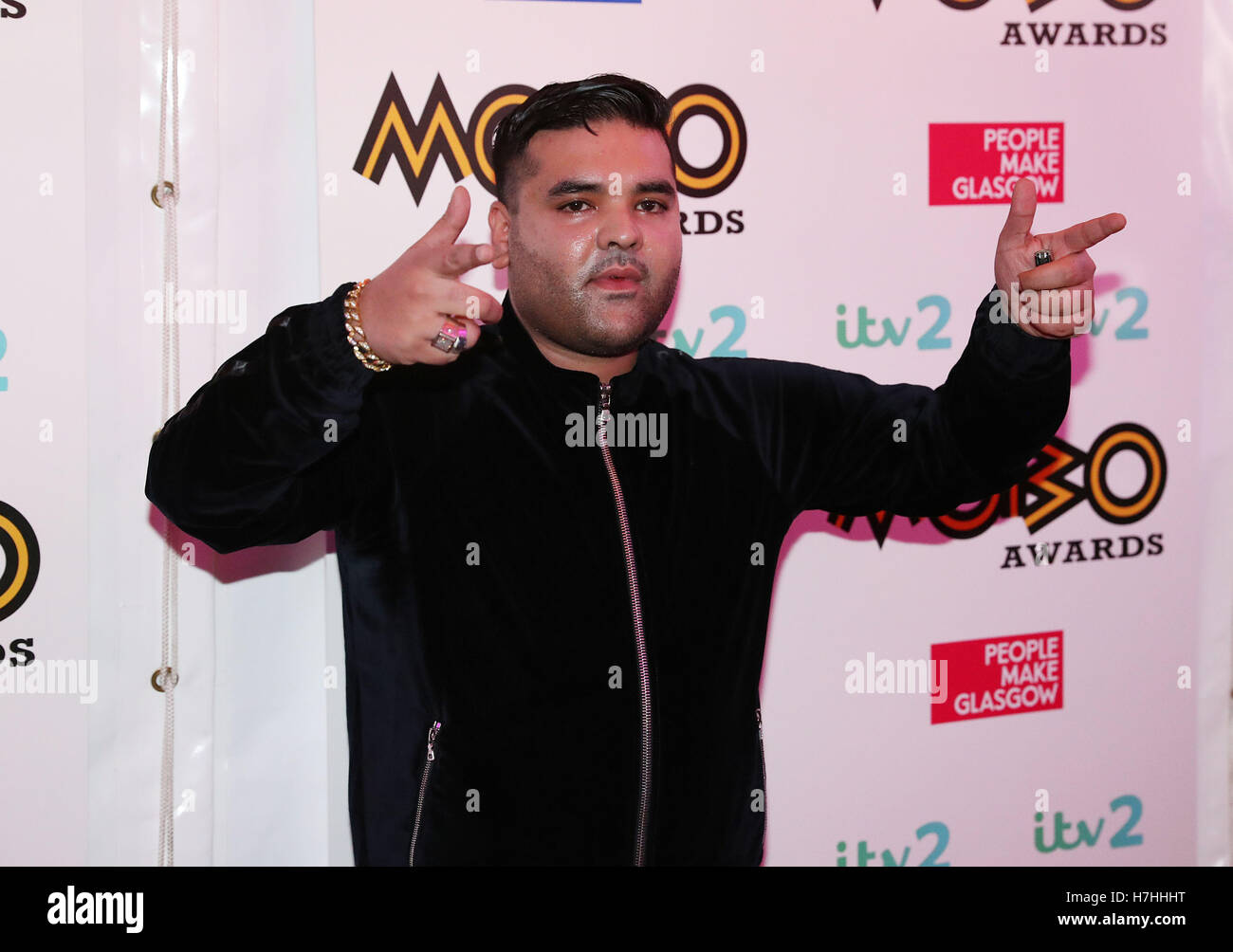 Naughty Boy attends the 21st Mobo Awards at Glasgow's SSE Hydro Stock ...