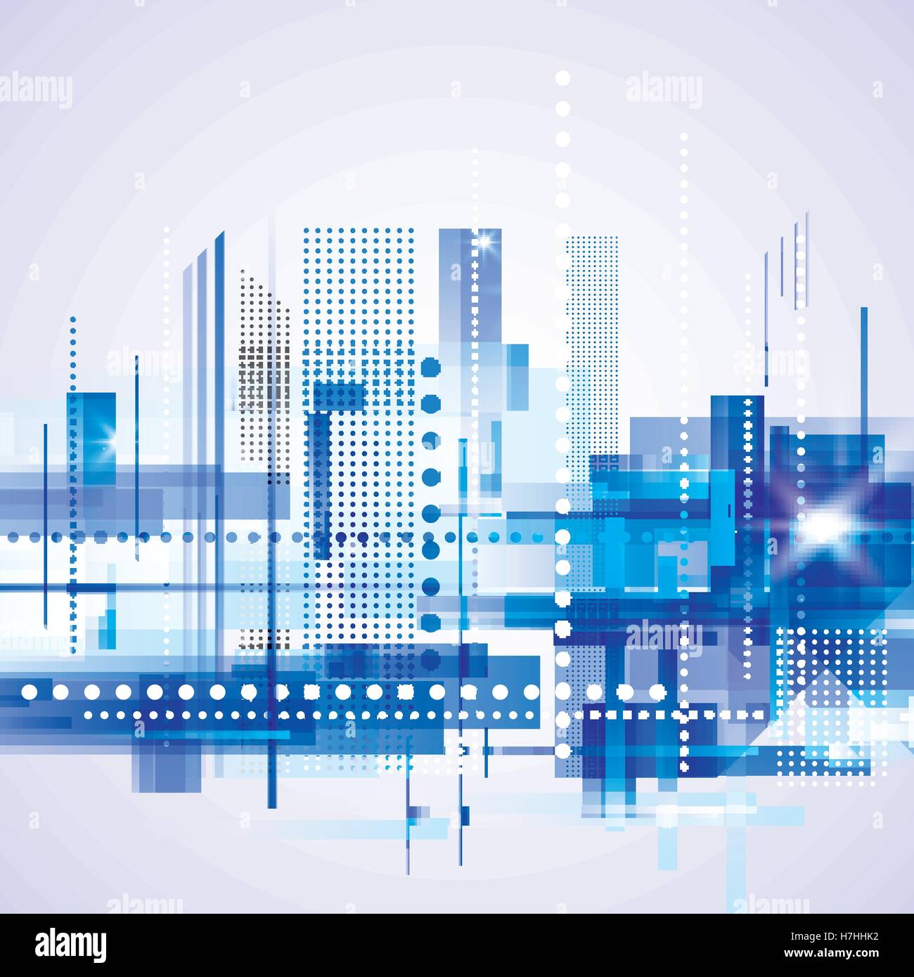 Abstract modern city landscape Stock Vector Image & Art - Alamy