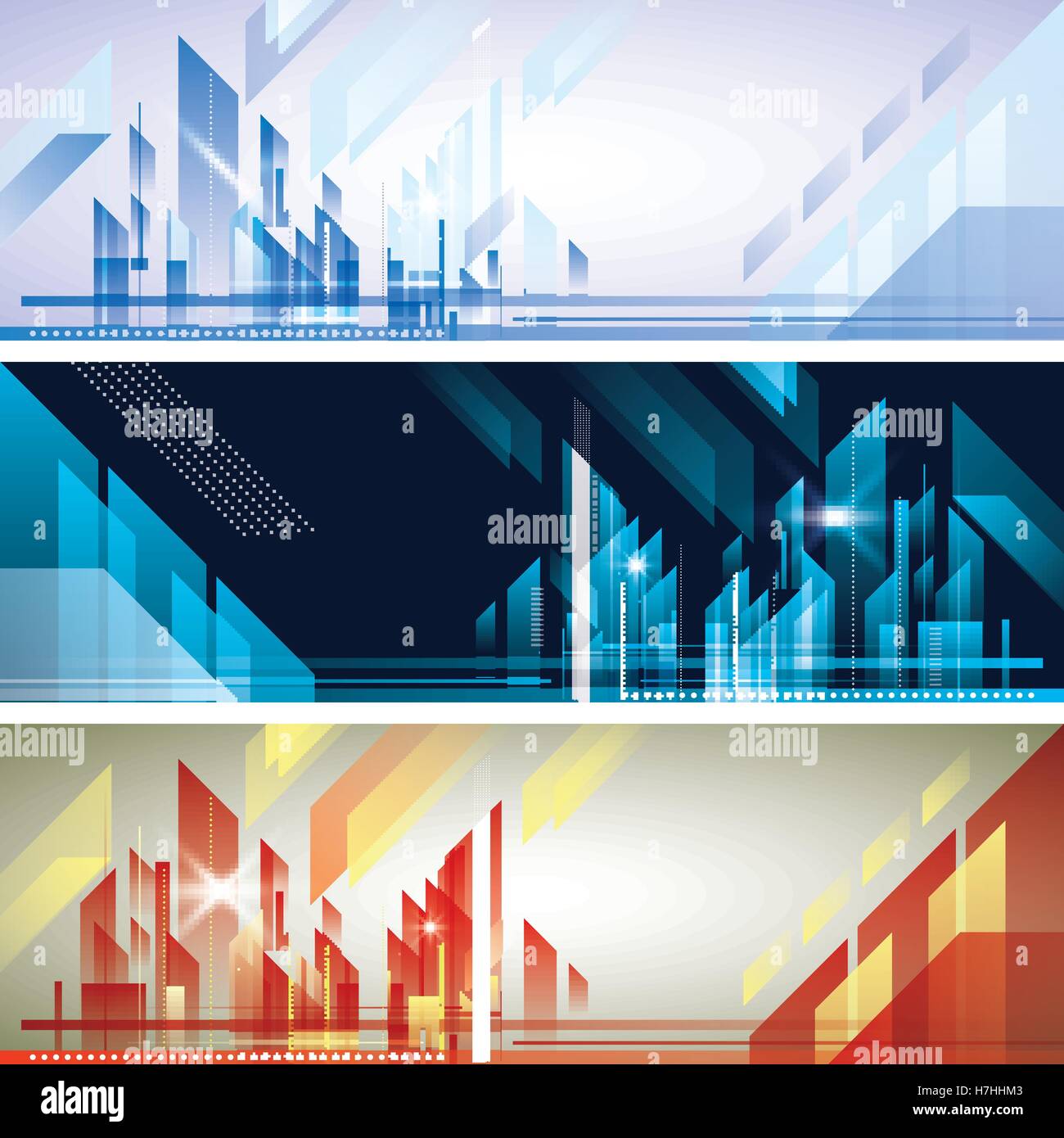 Abstract modern city landscape Stock Vector Image & Art - Alamy