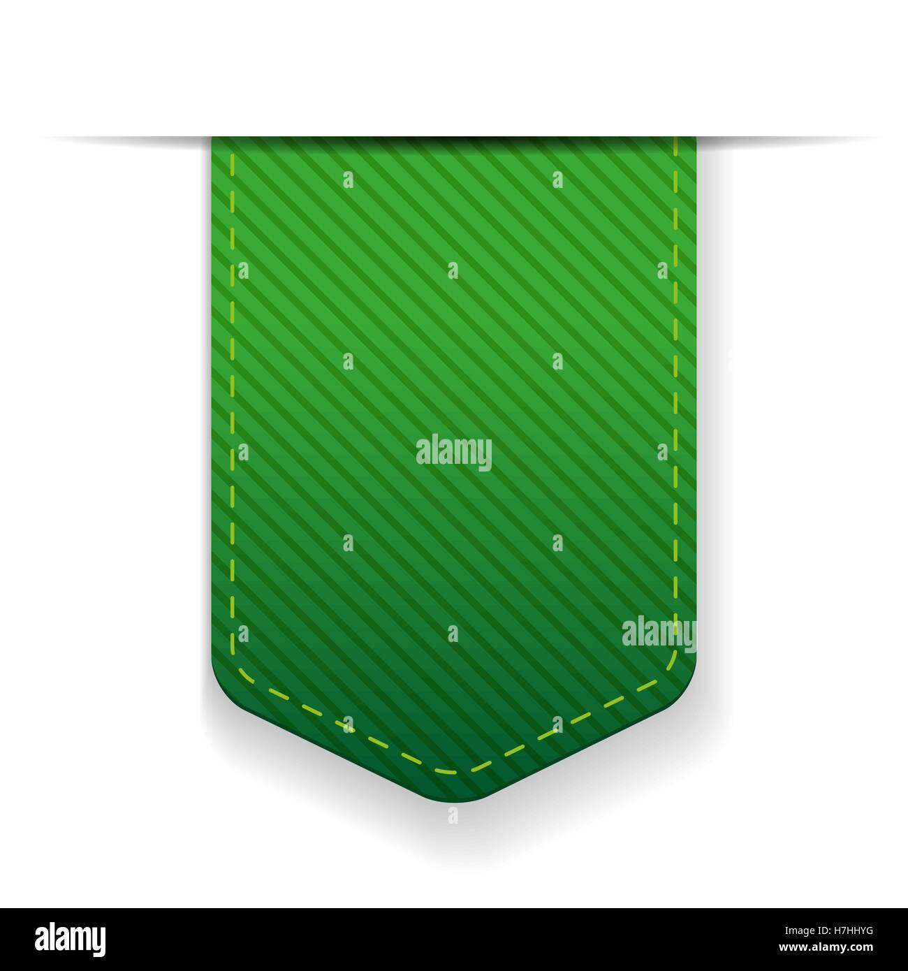 Green ribbon template blank hi-res stock photography and images - Alamy