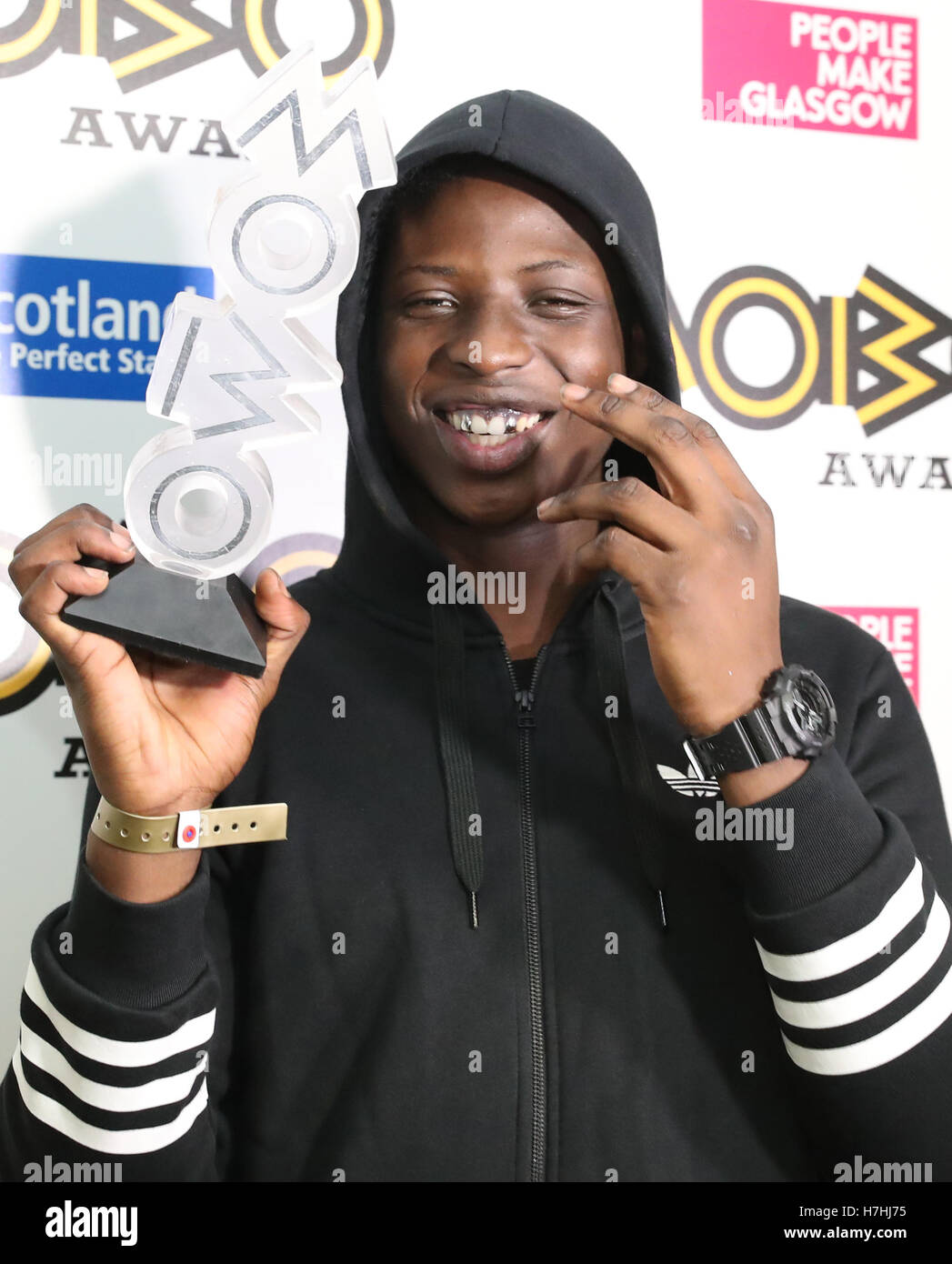 Abracadabra after winning best song award at the 21st Mobo Awards at ...