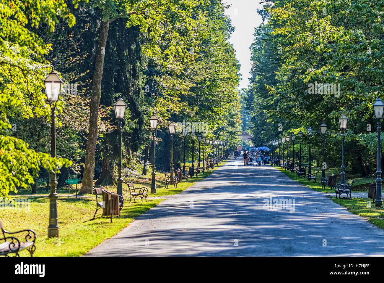 Zagreb Maksimir park Stock Photo - Alamy