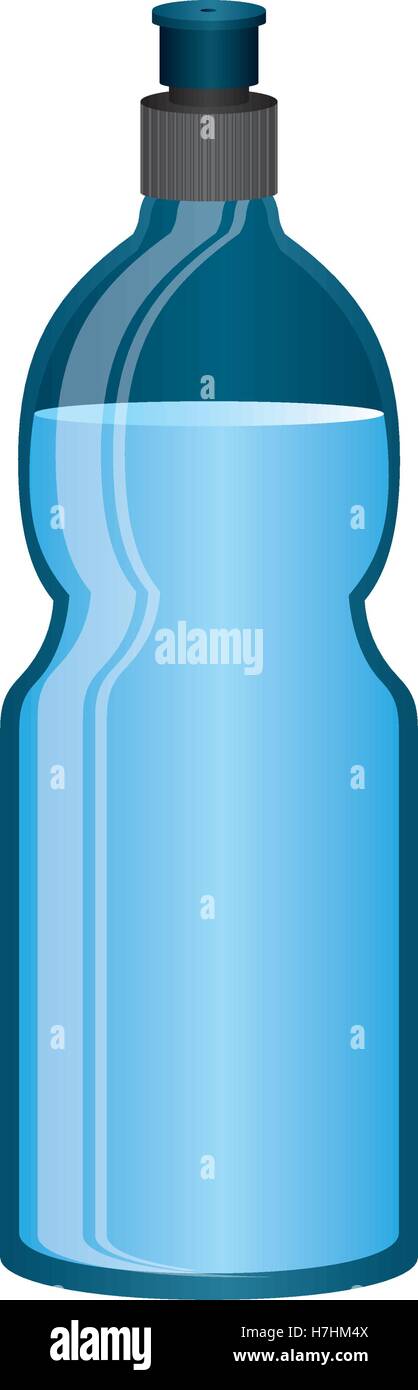 water bottle container icon over white background. vector illustration ...