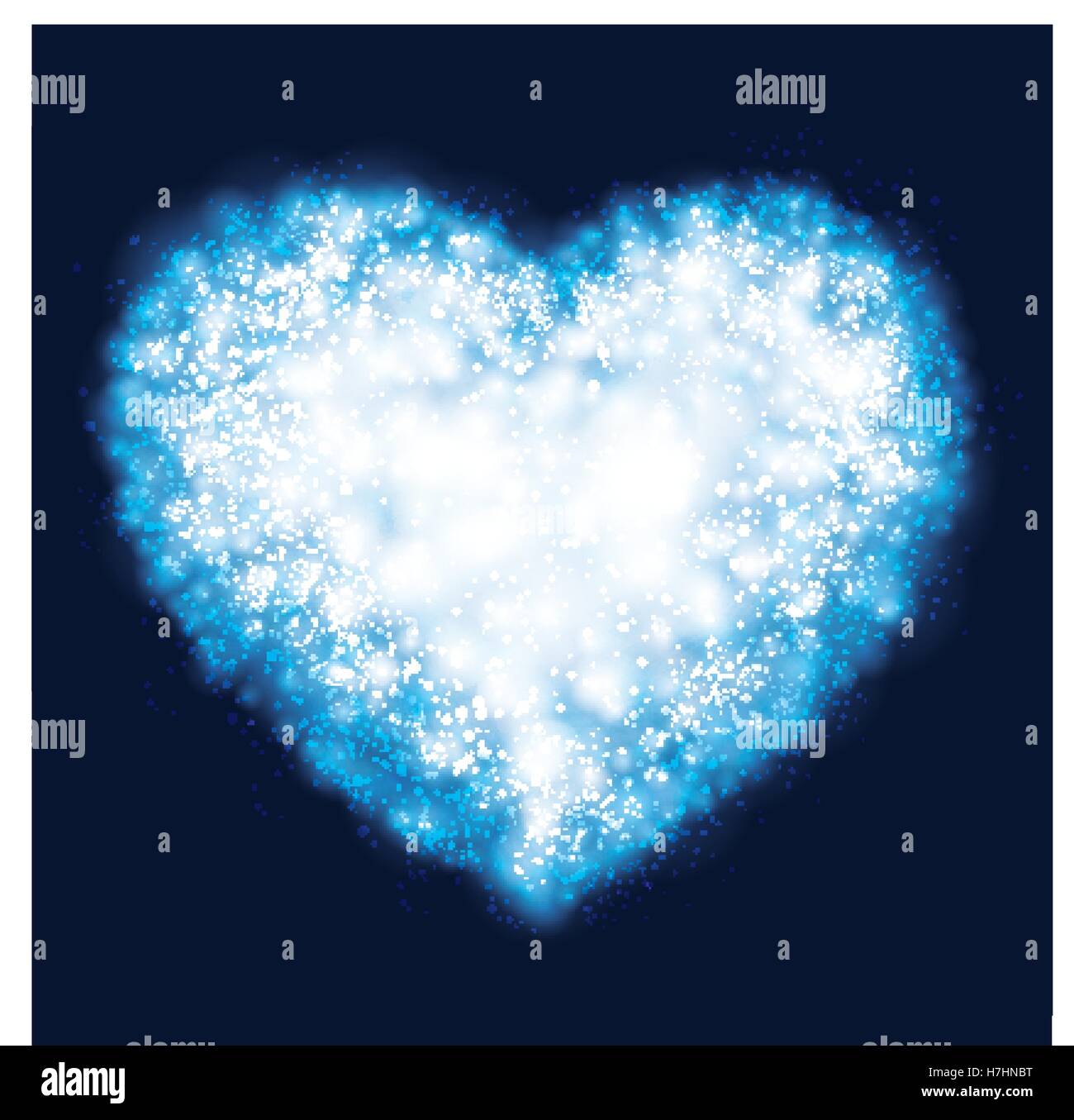 Abstract glowing light heart background Stock Vector Image & Art - Alamy