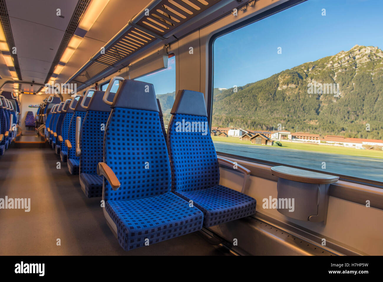 Interior view train carriage hi-res stock photography and images - Alamy