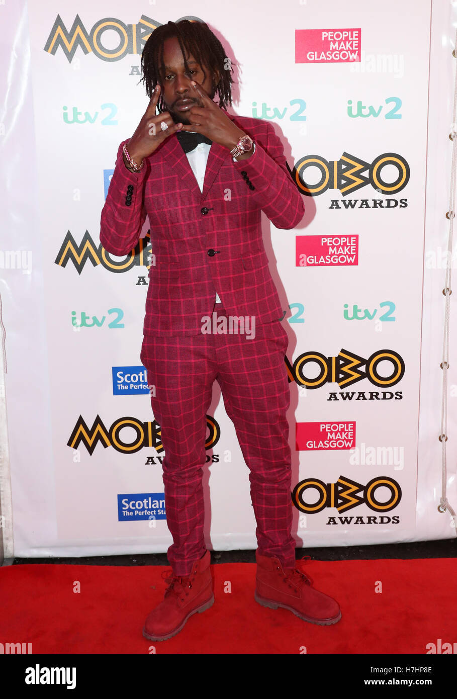 Popcaan at the 21st Mobo Awards at Glasgow's SSE Hydro. PRESS ...