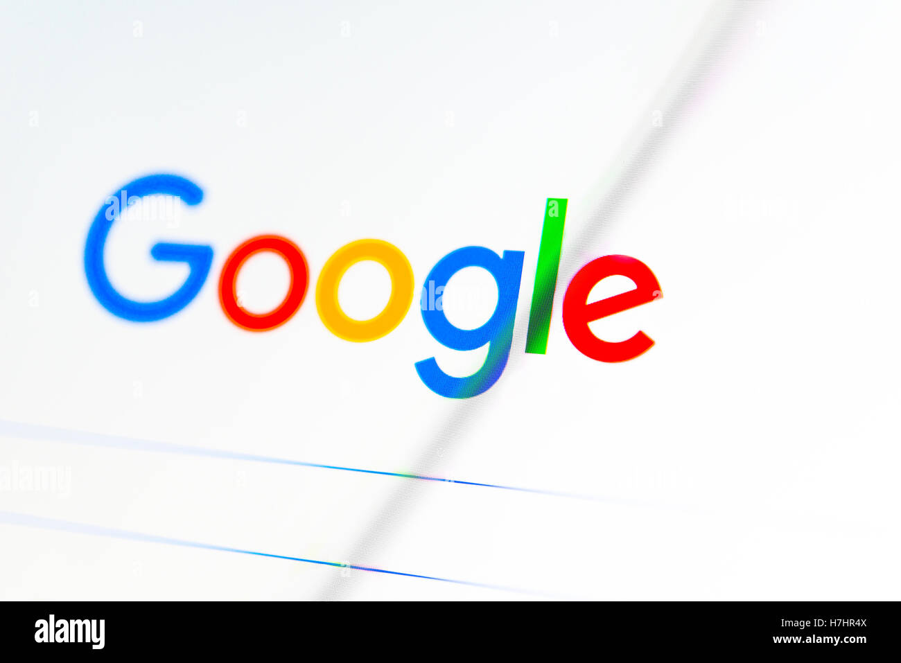 Smartphone screen displaying Google logo Stock Photo - Alamy