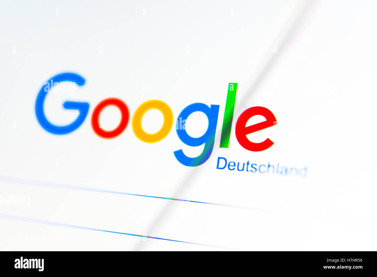 Smartphone screen displaying Google logo Stock Photo - Alamy