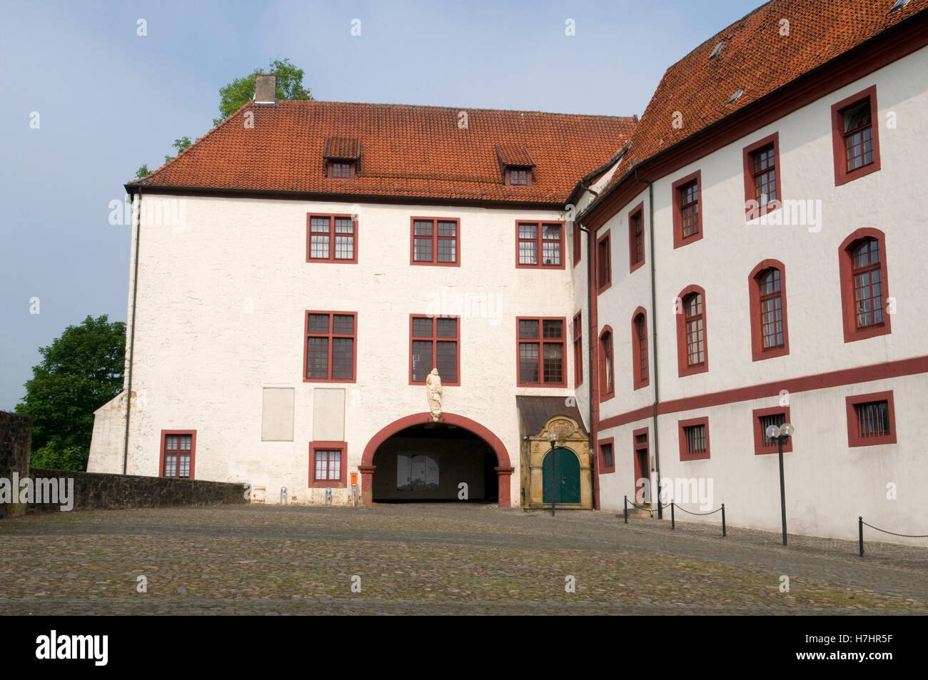 Schloss Iburg Castle in Bad Iburg, Osnabruecker Land region, Lower ...