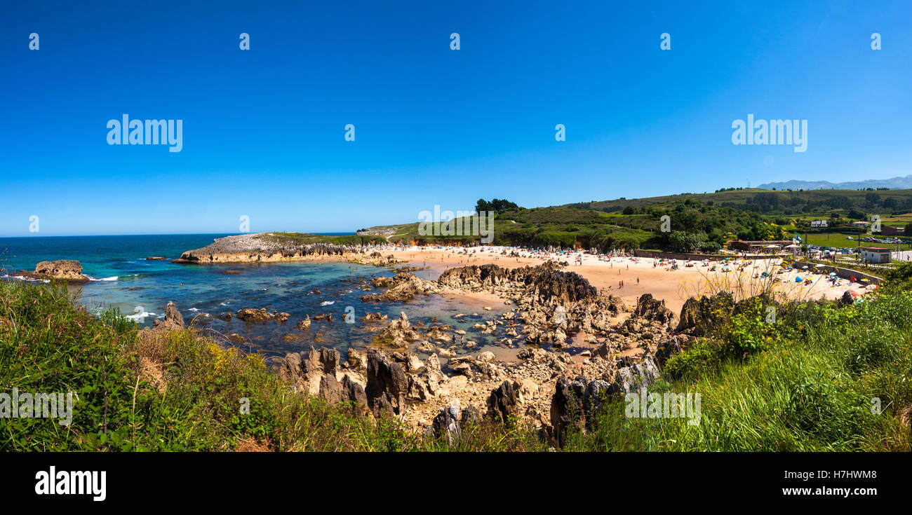 Toro Beach, LLanes, Asturias Stock Photo - Alamy