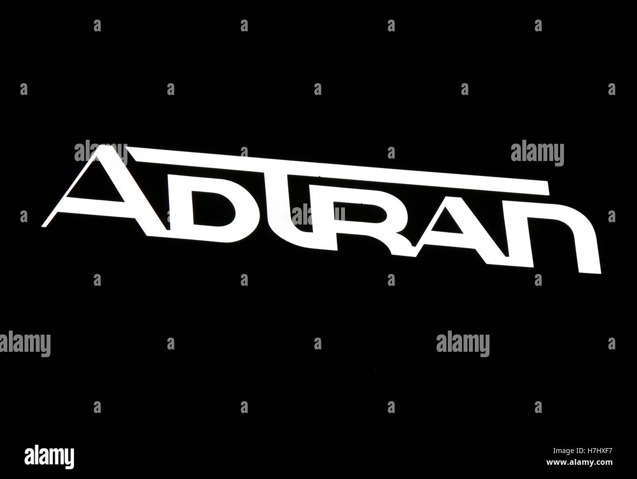 das Logo der Marke "Adtran", Berlin Stock Photo - Alamy