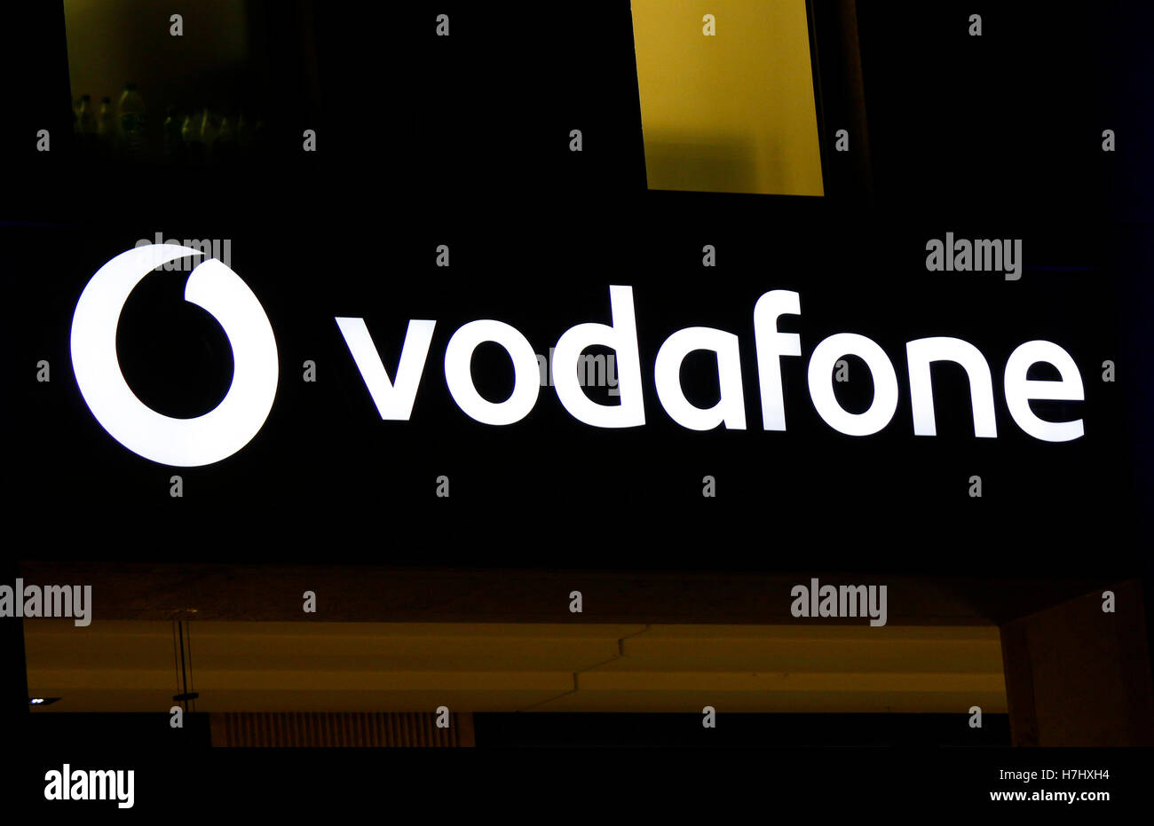 Vodafone Logo Black