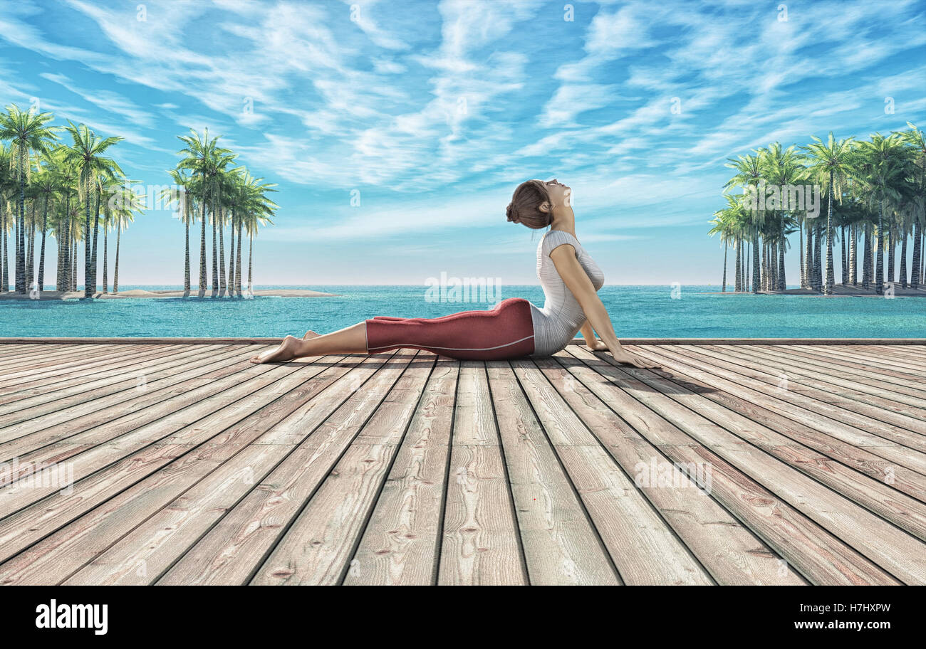 Yoga Meditation Pose 3d Illustration High Resolution Stock Photography ...