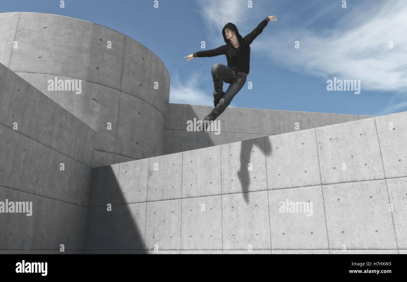 3d man exercise hi-res stock photography and images - Alamy