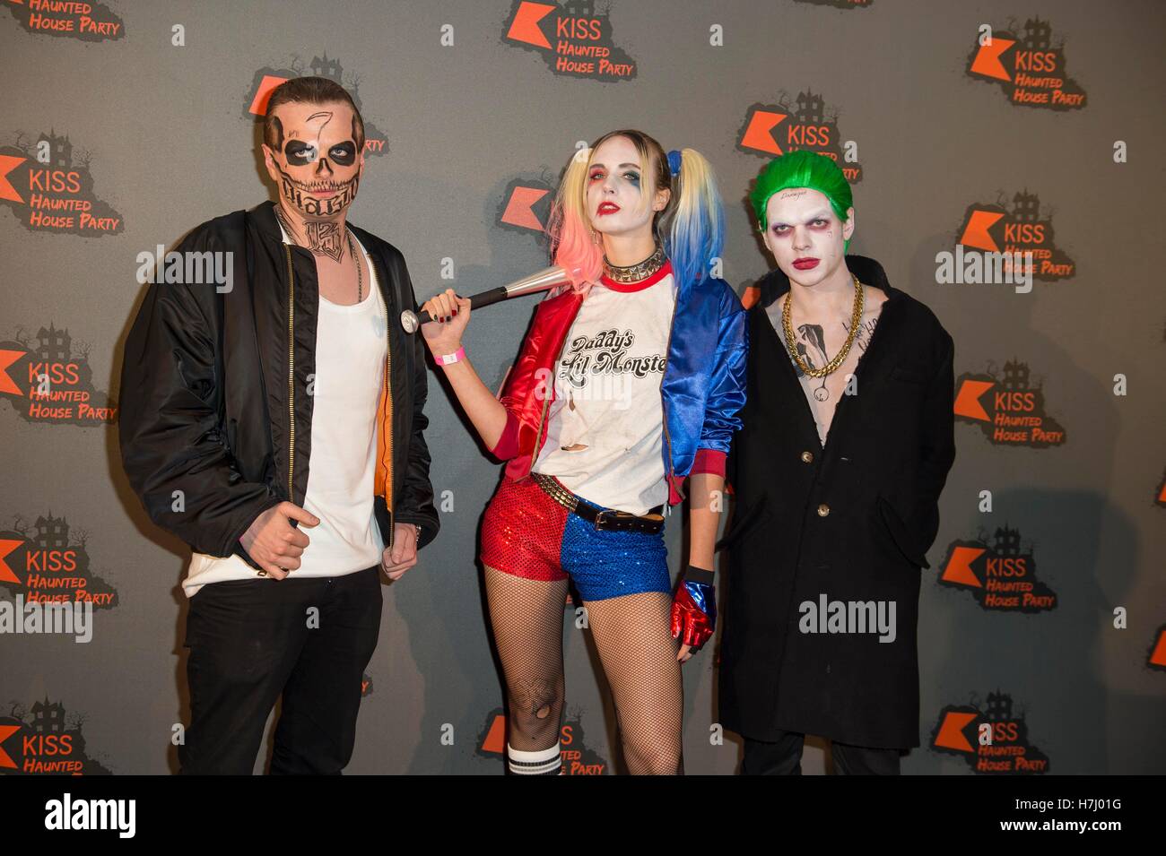 London, UK. MO aka Karen Marie Orsted (C) at the KISS FM Haunted House ... London, UK. MO aka Karen Marie Orsted (C) at the KISS FM Haunted House ...