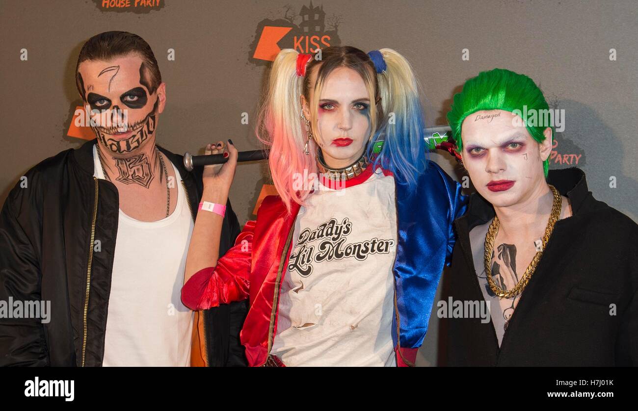 London, UK. MO aka Karen Marie Orsted (C) at the KISS FM Haunted House ... London, UK. MO aka Karen Marie Orsted (C) at the KISS FM Haunted House ...