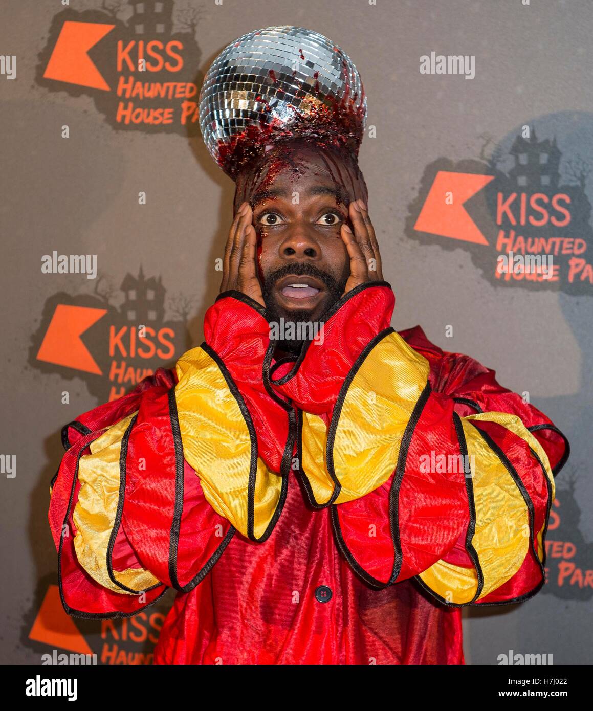 London, UK. Melvin Odoom at the KISS FM Haunted House Party, at SSE ...