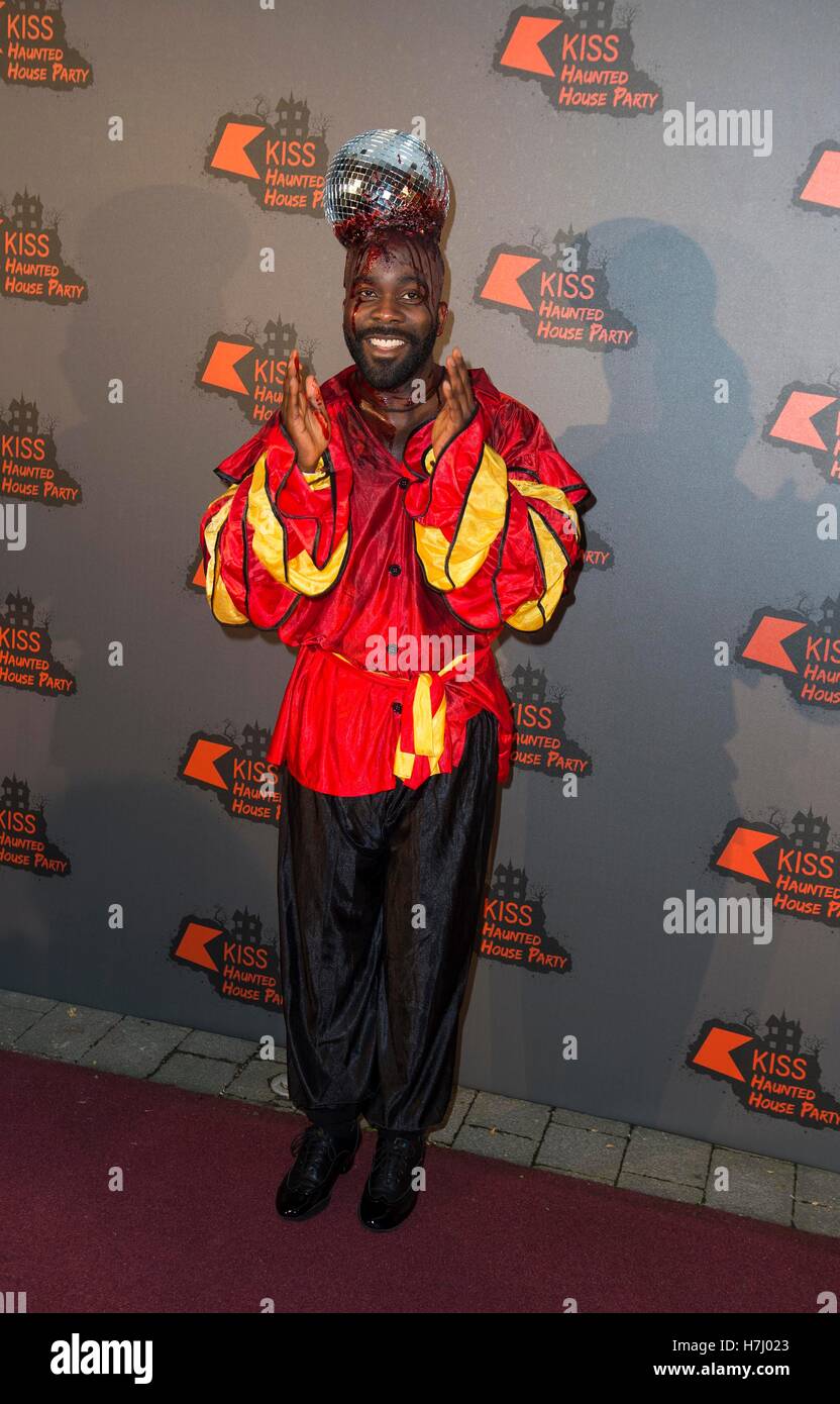 London, UK. Melvin Odoom at the KISS FM Haunted House Party, at SSE ...